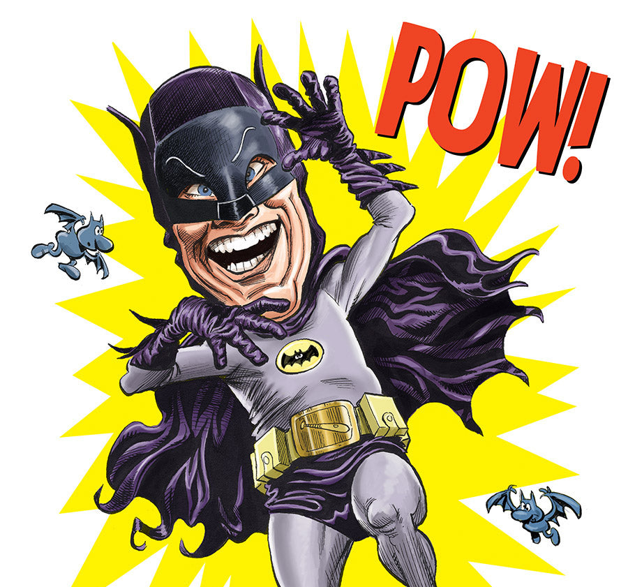 "Adam West- Batman" Print! – Tom Richmond's Studio Store